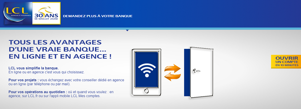 Ouvrir un compte LCL ou e-LCL en ligne facilement