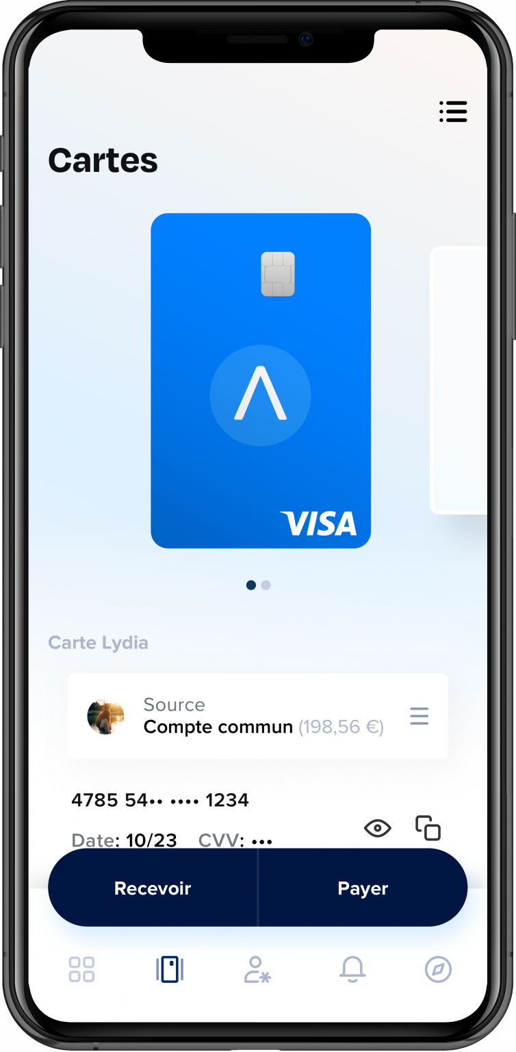 Compte bancaire Lydia - Découvrir les offres de Lydia